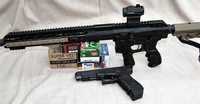 NEW PISTOL-CALIBER CARBINE: Lone Wolf Distributors Alphawolf .45 PCC ...