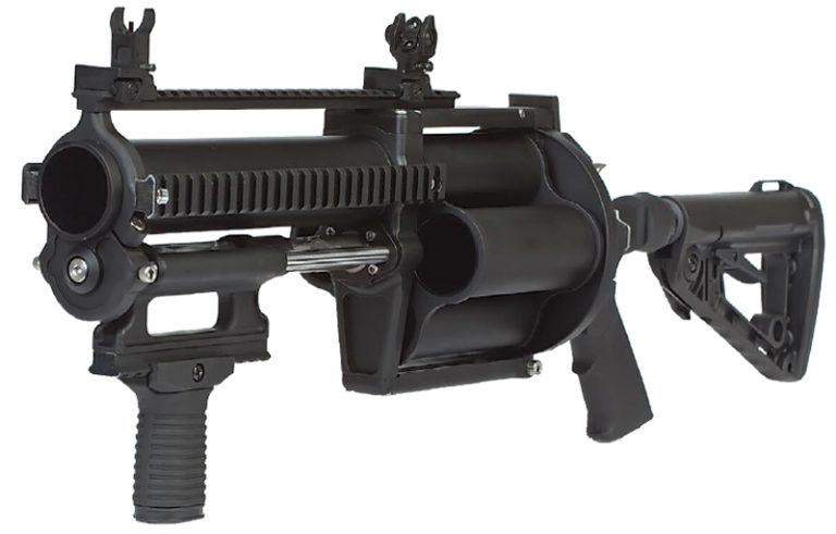 Defense Technology 40mm Tactical 4-Shot Launcher - SWAT Survival ...
